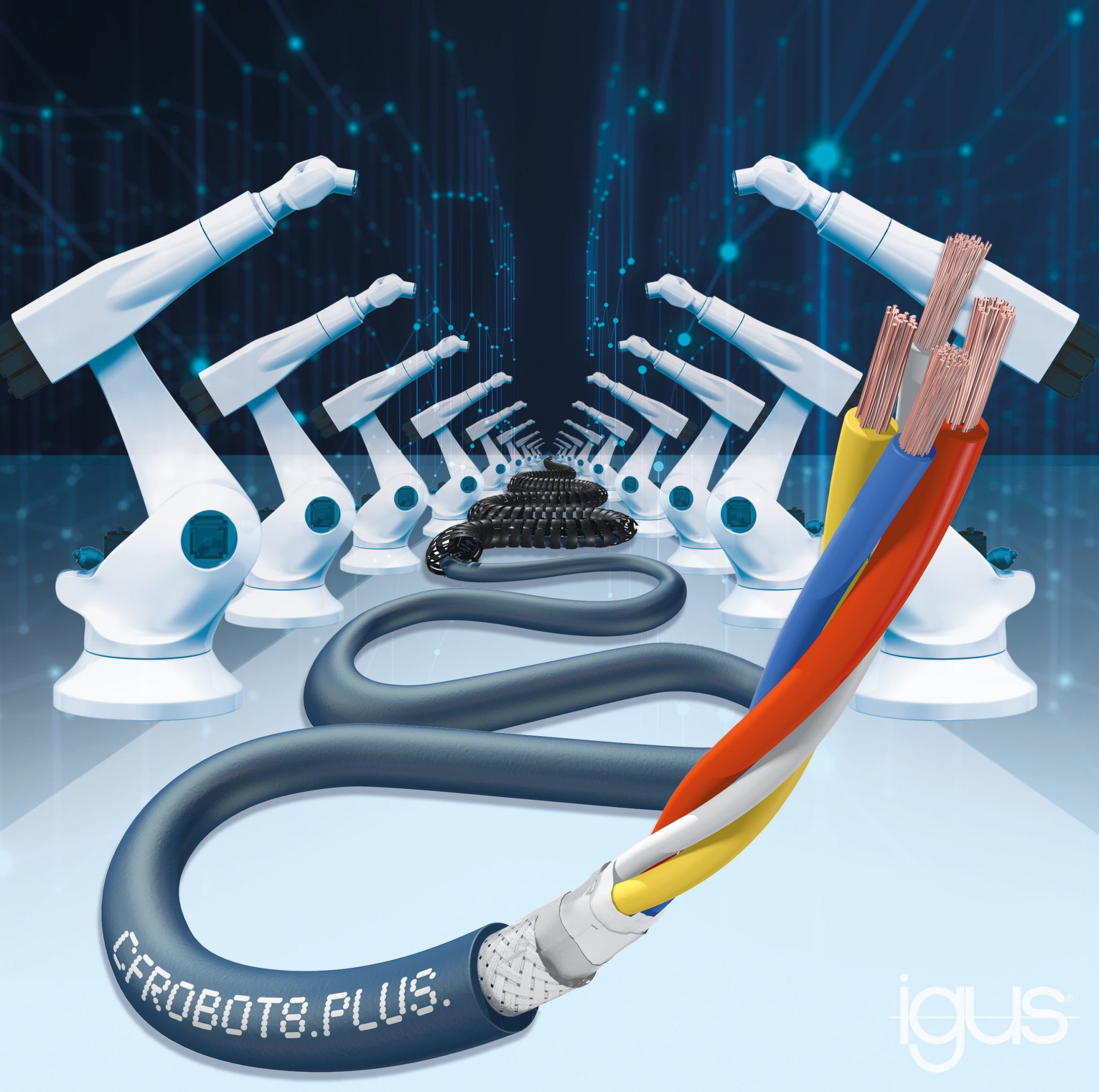 How many types of cables are available in the igus® cable range? | igus ...