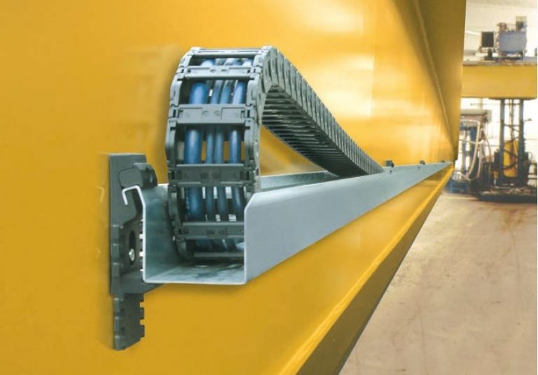 Compact energy chain systems for indoor cranes | igus® UK blog