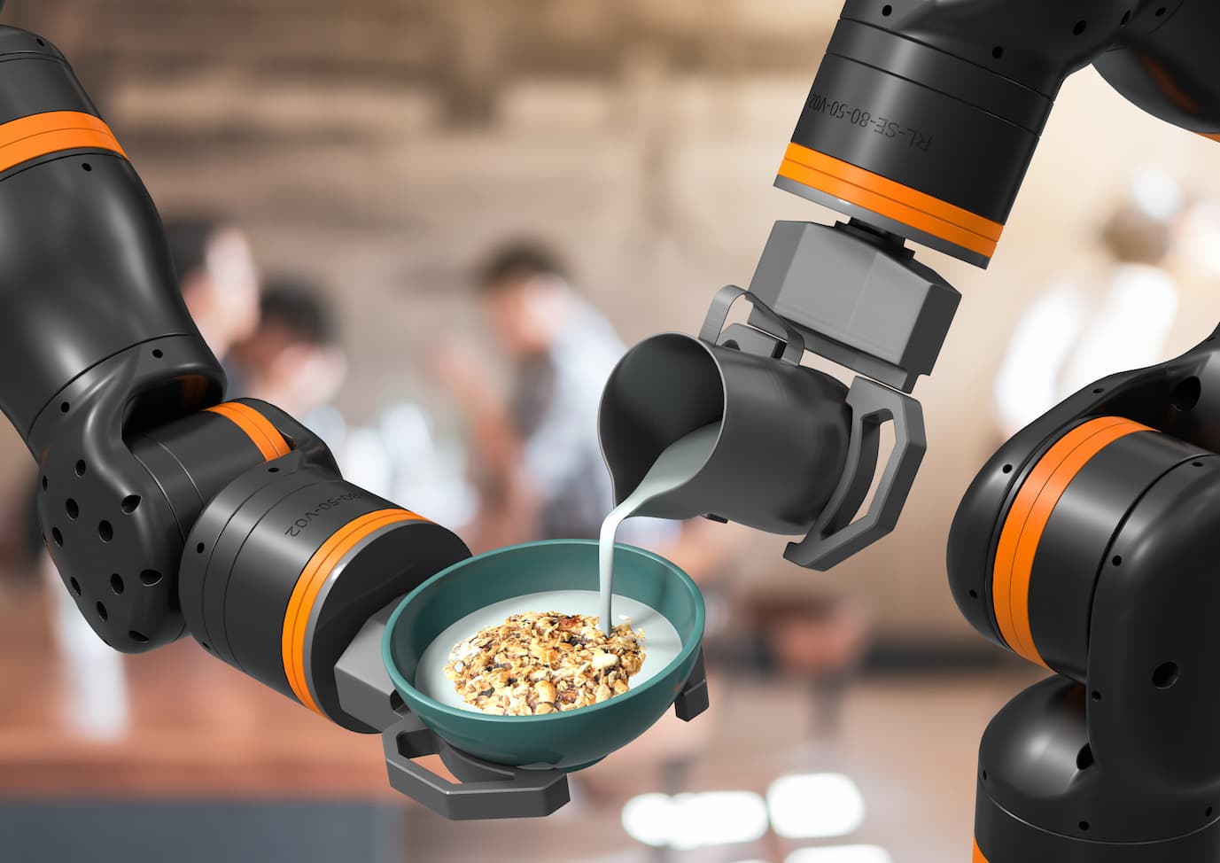 What is a robot end effector?